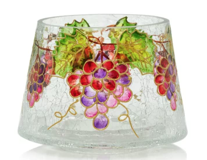 Yankee Candle Vineyard Grapes Crackle Glass Jar Candle Shade