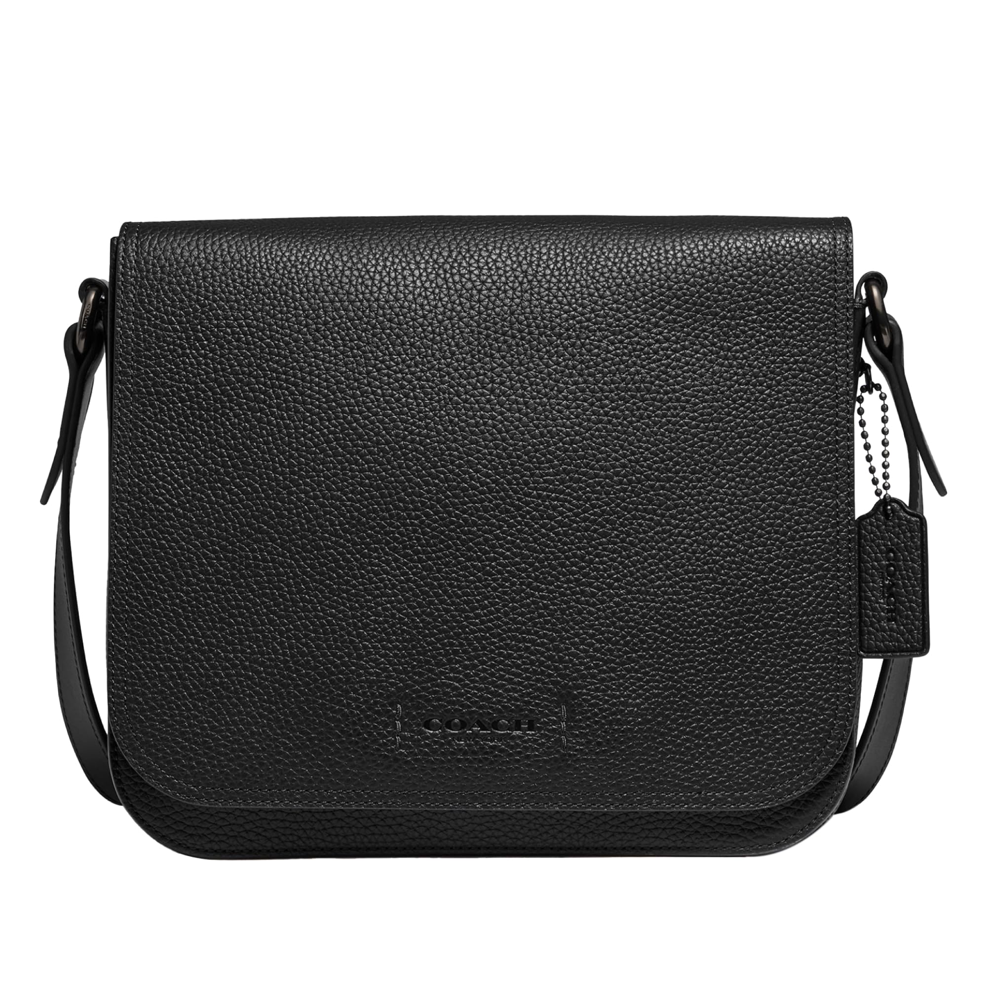 COACH Mens Gotham Messenger 27, Black