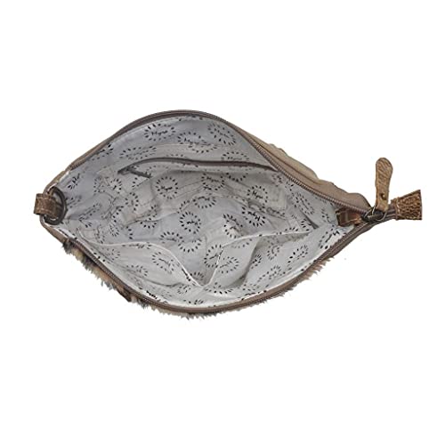 Myra Bag True Essence Canvas & Cowhide Bag Upcycled Cowhide & Leather S-2885