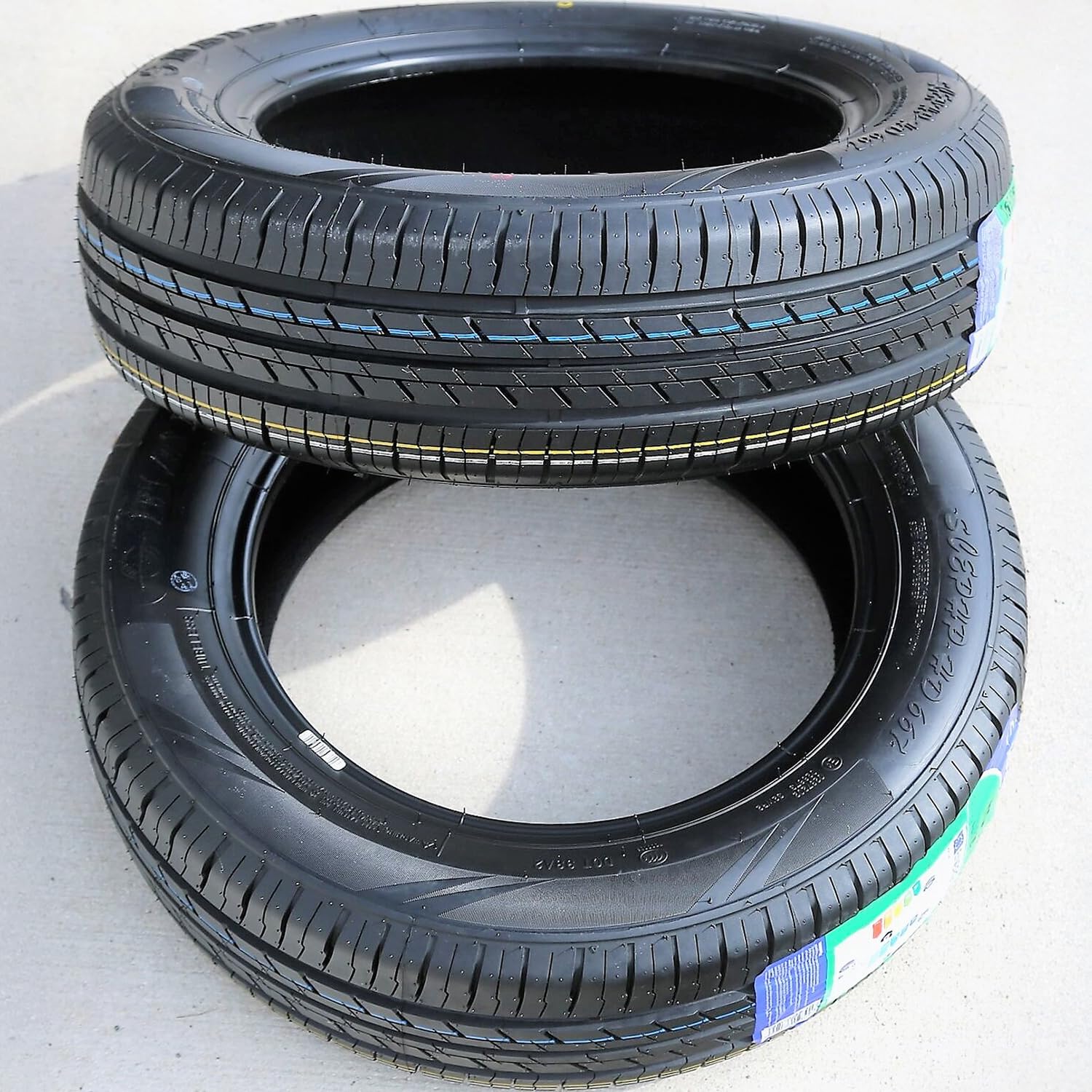 Haida SCEPHP HD667 All-Season Passenger Car Touring Radial Tire-145/70R12 145/70/12 145/70-12 69Q Load Range SL 4-Ply BSW Black Side Wall