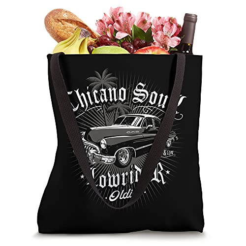 Lowrider Chicano Low Mexican Los Angeles Latina Rider Cholo Tote Bag