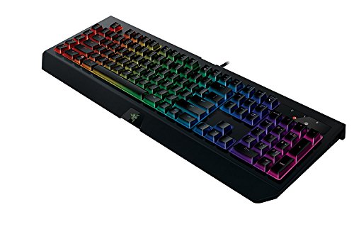 Razer BlackWidow Chroma V2: Esports Gaming Keyboard - Ergonomic Wrist Rest - 5 Dedicated Macro Keys Green Mechanical Switches (Tactile and Clicky)