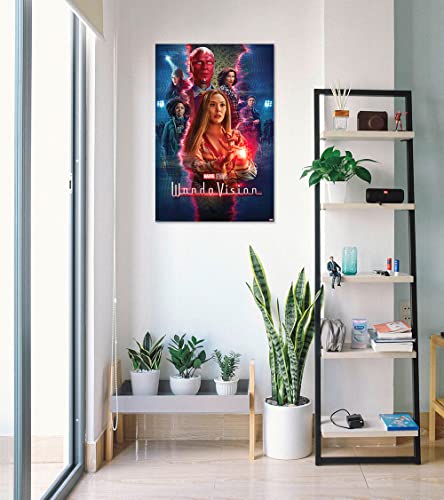 WandaVision - Marvel TV Show Poster (Reality Rift - The Cast) (Size: 24" x 36")
