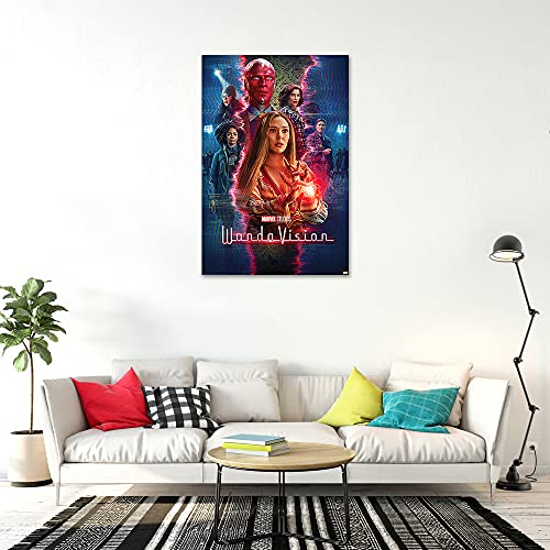 WandaVision - Marvel TV Show Poster (Reality Rift - The Cast) (Size: 24" x 36")