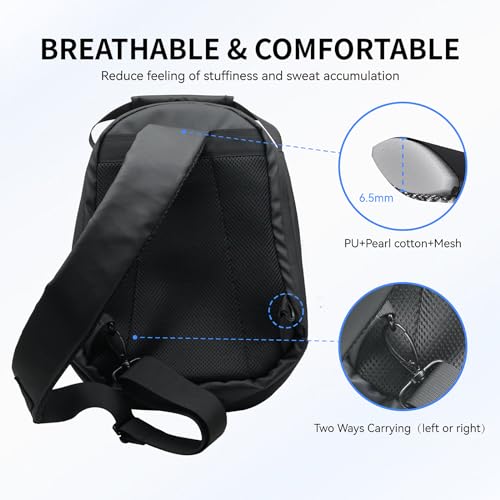 APEXINNO Hard Carrying Case for Meta Quest 3S/3, Large Storage Shoulder Bag, Travel Case Compatible with Battery Head Strap