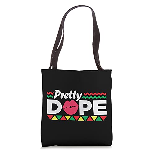 Black Queen Pretty Dope Educated African American Women Gift Tote Bag