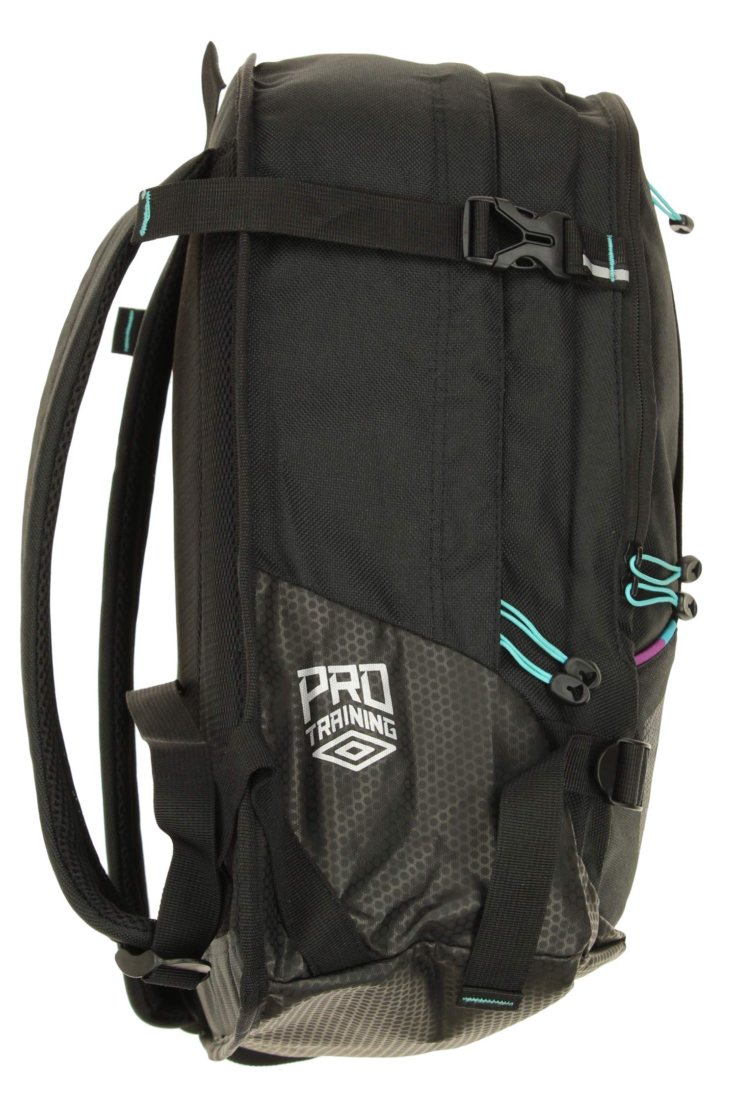 Umbro Men's Pro Training Elite Backpack, Color Options (Black, Large)