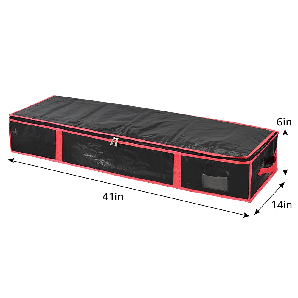BoxLegend Wrapping Paper Storage Container β Fits up to 20 Rolls 1 3/8β Diam. - Underbed Gift Wrap Organizer Bags, Wrapping Paper Rolls, Ribbon, and Bows - Under Bed