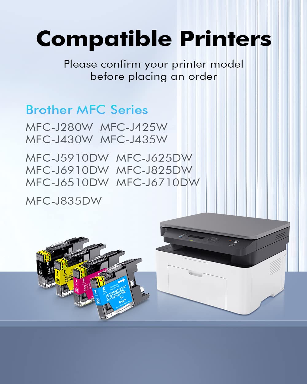 INK4U Compatible LC75 Ink Cartridges Replacement for Brother LC75 LC71 LC79 XL for MFC-J6510DW MFC-J6710DW MFC-J6910DW MFC-J280W MFC-J425W MFC-J430W Printer(5 Black,3 Cyan,3 Magenta,3 Yellow,14 Pack)