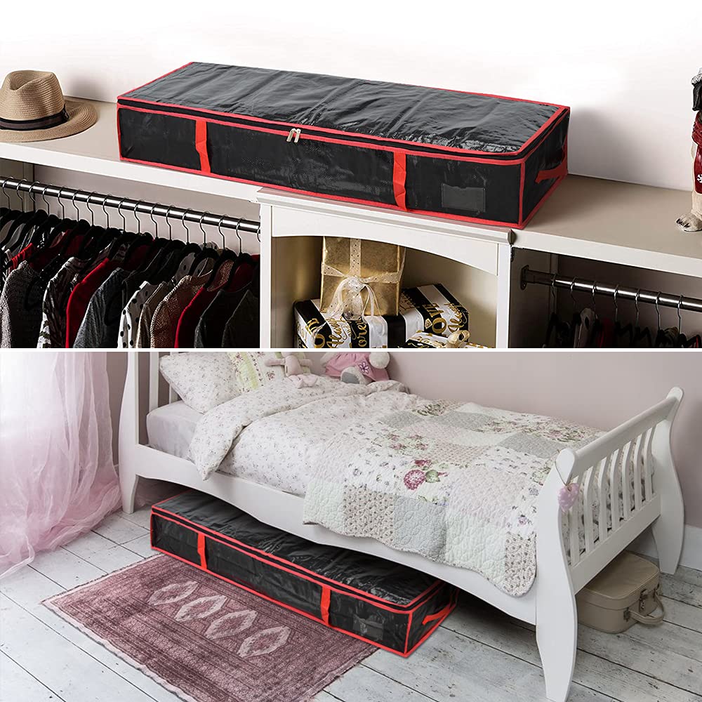 BoxLegend Wrapping Paper Storage Container β Fits up to 20 Rolls 1 3/8β Diam. - Underbed Gift Wrap Organizer Bags, Wrapping Paper Rolls, Ribbon, and Bows - Under Bed