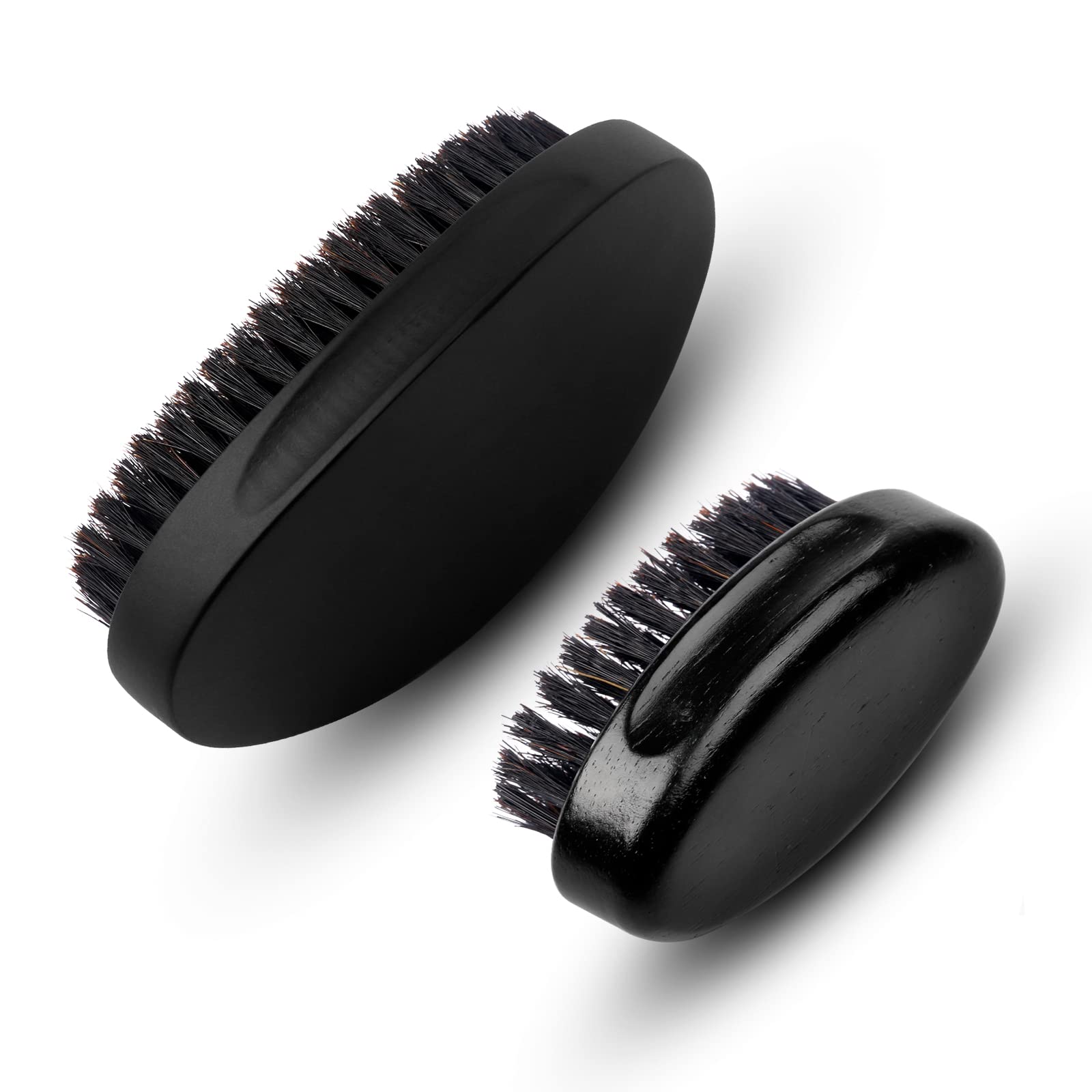 ZeiLaHao Beard Brush Kit, Boar Bristle Brush Gifts for Men Dad Boyfriend Husband, Beard Grooming Kit with Native Boar Bristle Hair, Beech and Rubberwood Handle Ergonomic Design Relieves Beard Itch