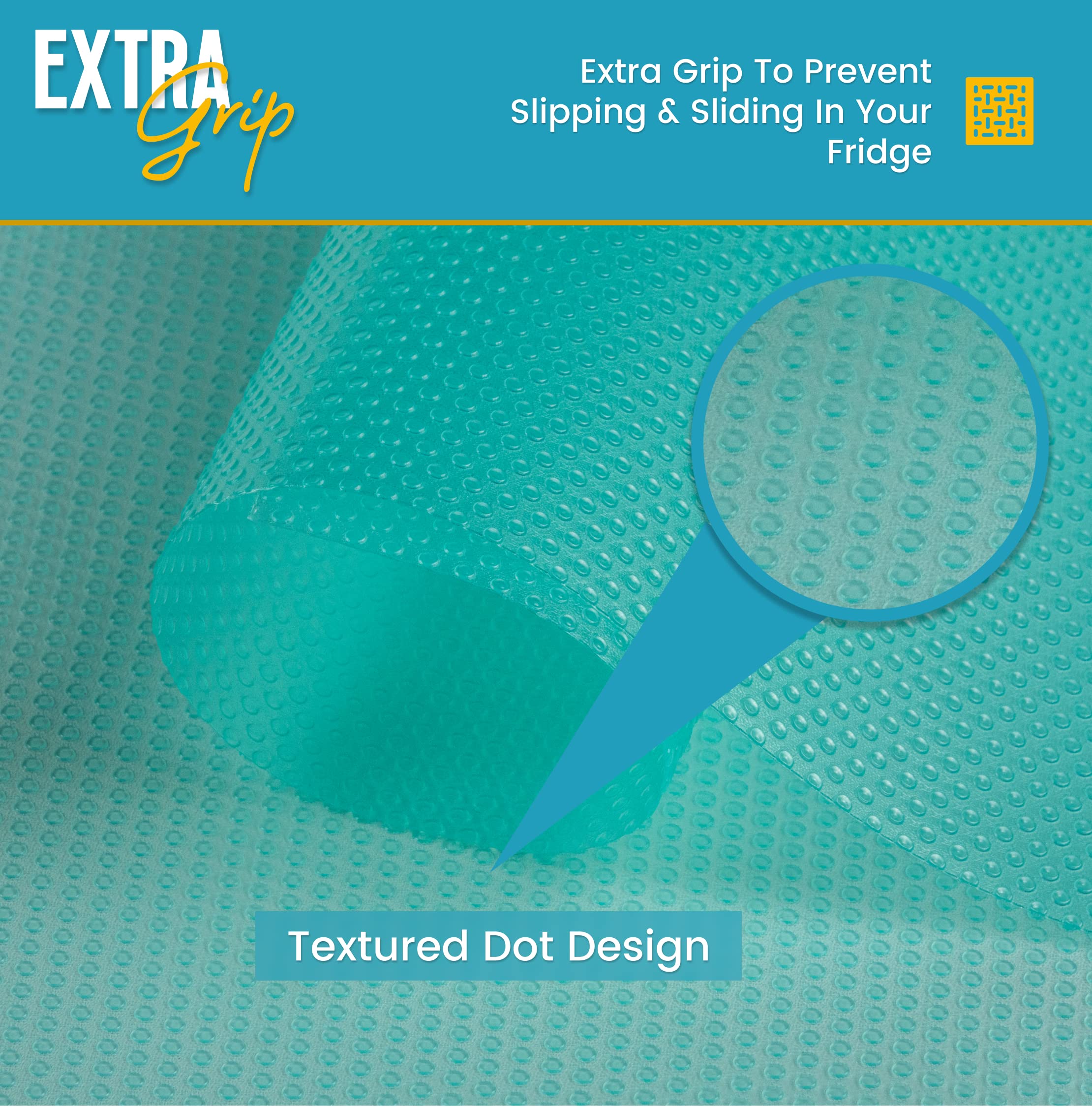 Refrigerator Liners for Shelves by Linda’s Essentials (8 Pack) - Refrigerator Shelf Liners for Glass Shelves Protects Against Spills - Multi-Use Shelf, Drawer and Fridge Liners - BPA Free