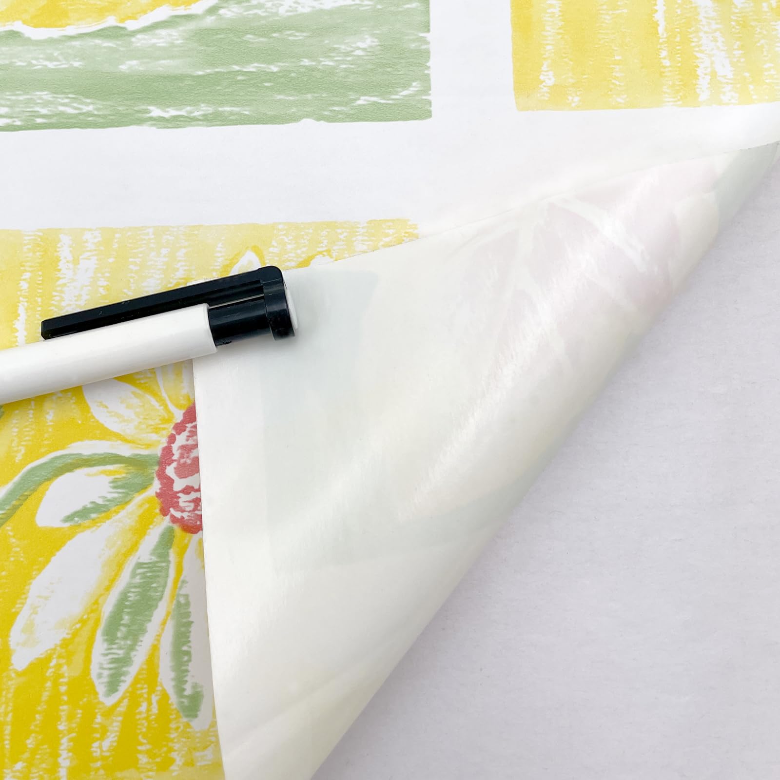 Yifely Yellow Leaf Sunflower Countertops Decor Paper Self-Adhesive Vinyl Shelf Drawer Liner 17.7 Inch by 9.8 Feet