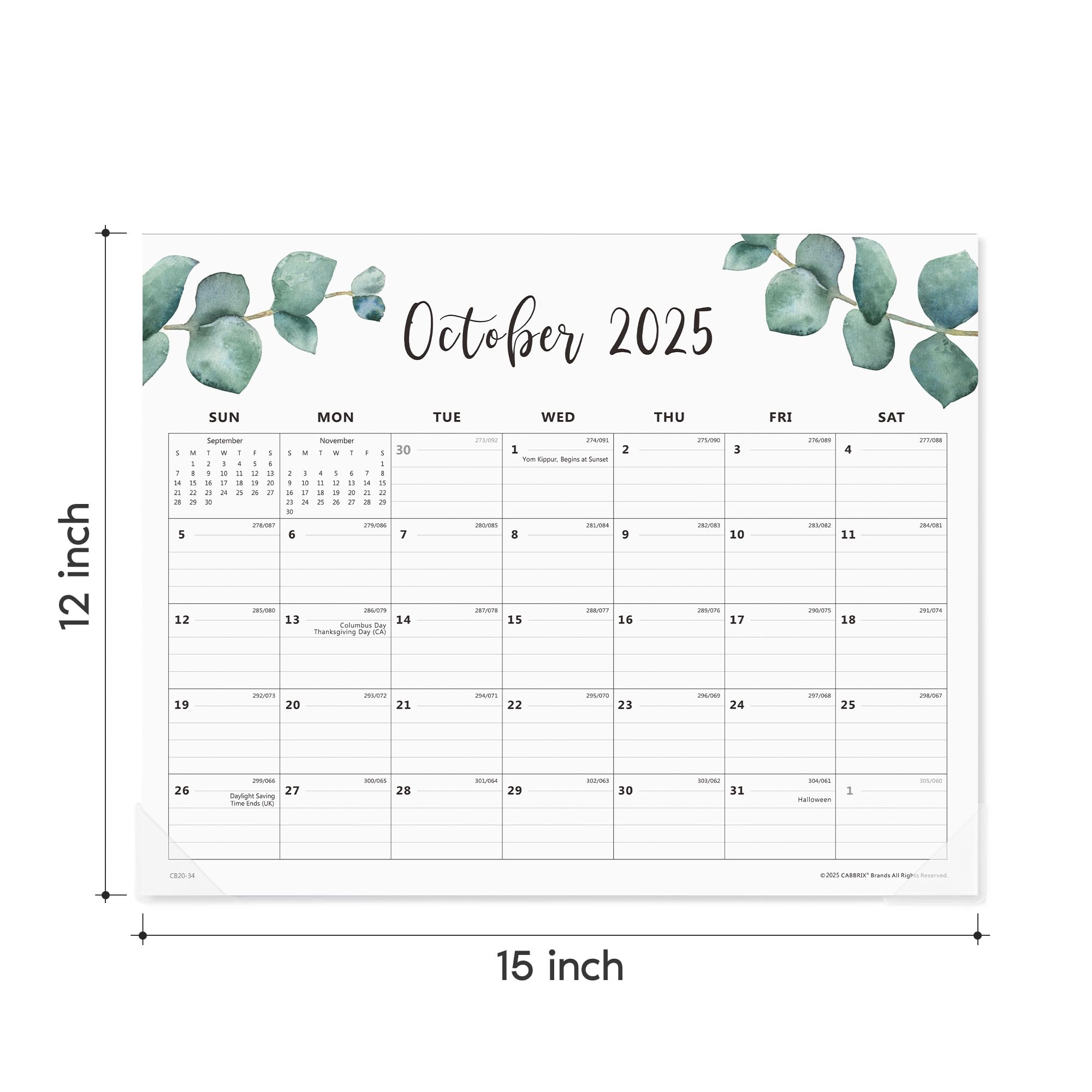 Magnetic Calendar for Fridge, Cabbrix Fridge Calender Runs From Jan 2023 - Jun 2024, Refrigerator Calendar 15 x 12 Inches for Planning and Organizing Your Life