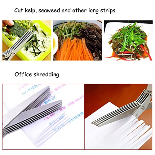 BCQLI,Shredder Scissors,Designed To Cut Print Into Scraps That Can't be Read,Play a Role in Decompression