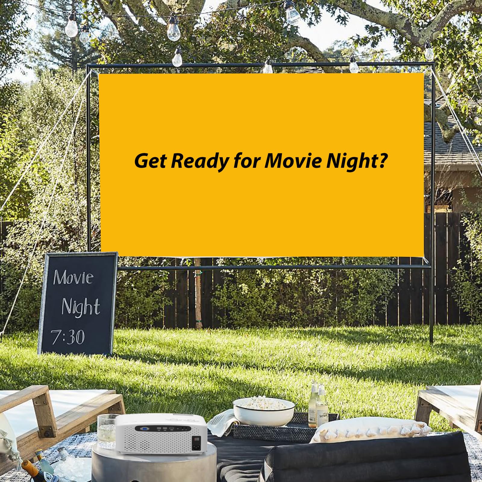 Native 1080P 15000L 5G WiFi Bluetooth Projector, 5G/2.4G WiFi and Bluetooth 5.1, 500ANSI Outdoor Movie Projector Supports 4K, Home Theater Compatible with HDMI, VGA, USB, Laptop, iOS & Android Phone
