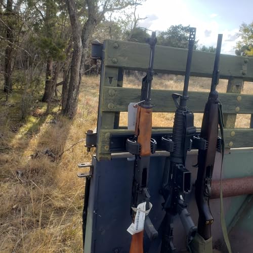 QuiverGrip UtilaGrip Single Shotgun & Rifle Gun Rack - Gun Rack - Wall Mount - Wall Organizer - Weapons Rack - Adjustable Firearm Storage - Wall Mounted Gun Holder