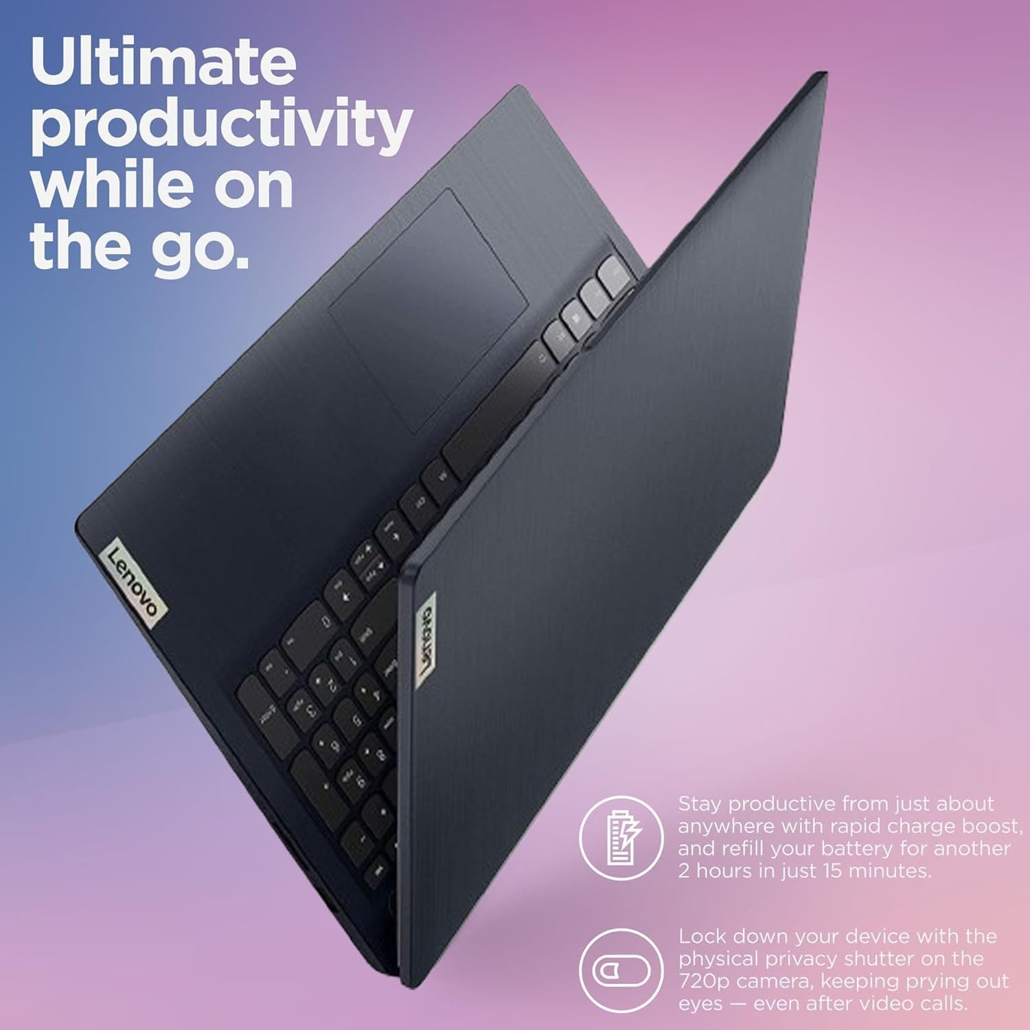Lenovo ThinkBook 14s Yoga Gen 2 IAP 14" Full HD 2-In-1 Touchscreen Notebook Computer, Intel Core i5-1235U 1.3GHz, 8GB RAM, 256GB SSD, Windows 11 Pro, Mineral Gray