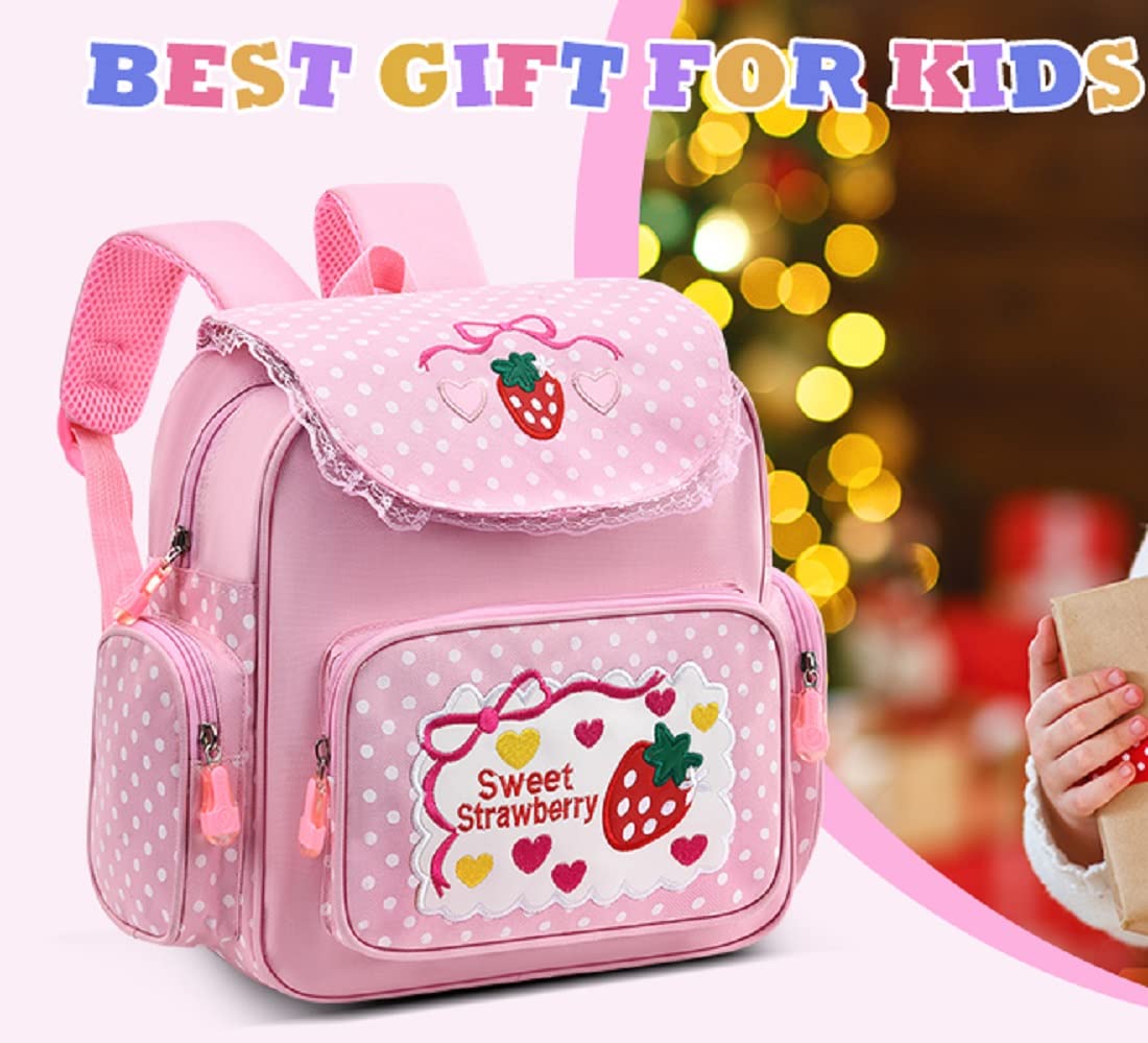 Suerico Girls School Backpack Preschool Kindergarten Backpack Cute Durable Students Bookbag