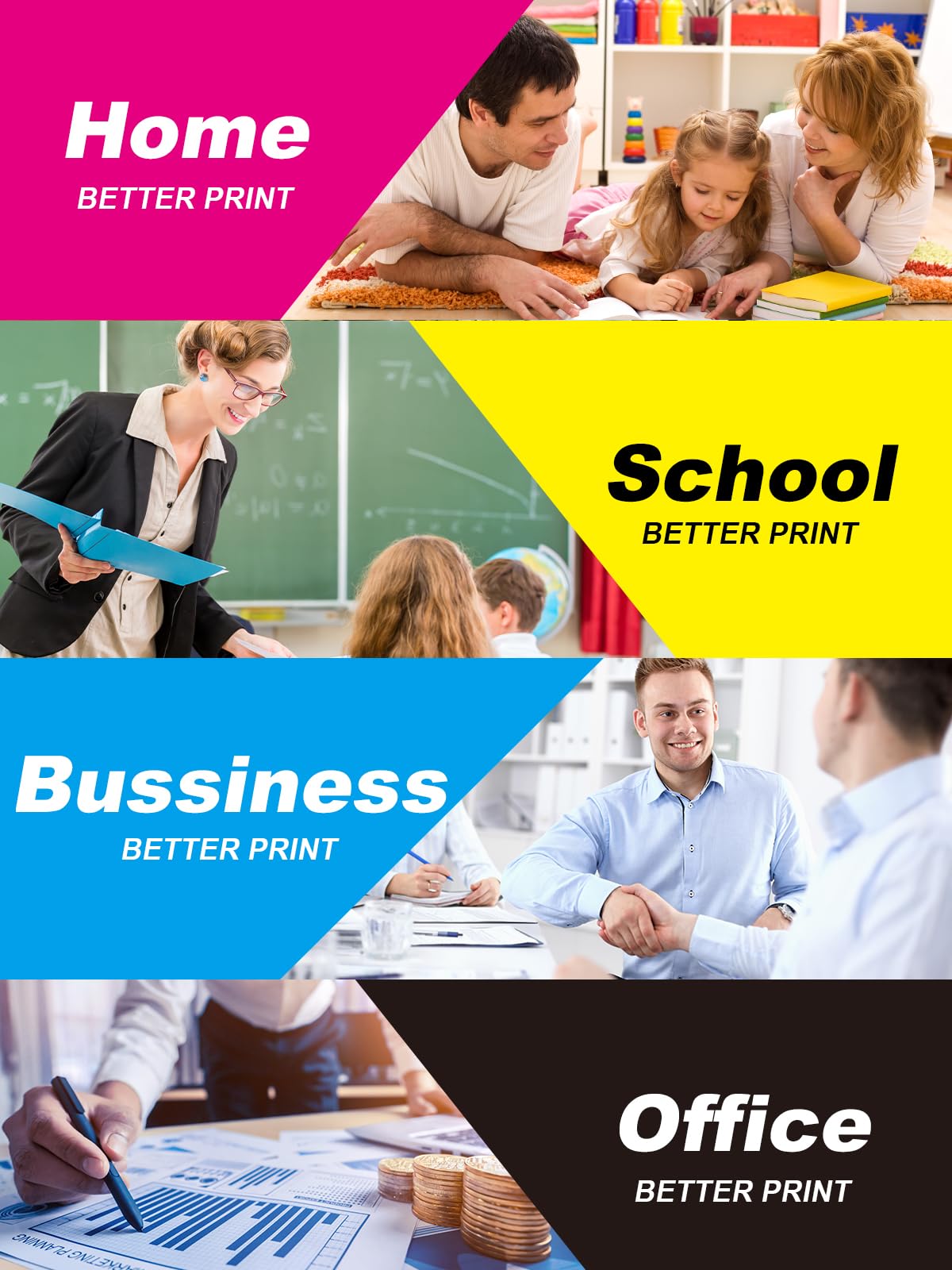 910XL Black Ink Cartridges for HP Printers Replacement for 910 Black Ink Cartridge use for HP Officejet Pro 8025 8028 8020 8031 8033 8034 8035 Officejet 8010 8015 8018, 1 for 910XL Black