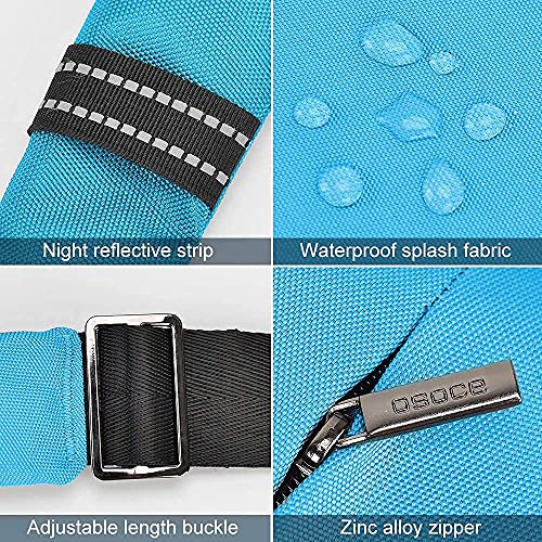 OSOCE Anti-Theft Waterproof Shoulder Backpack Sling Chest Crossbody Bag Cover Pack Rucksack Bicycle Sport