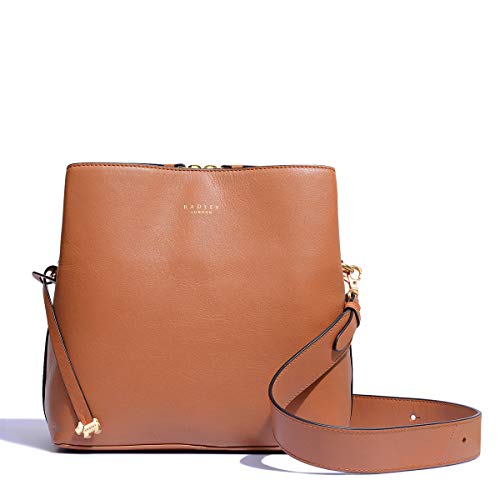 RADLEY London Womens Dukes Place Multi-Compartment Leather Bag, Medium, DARK BUTTER