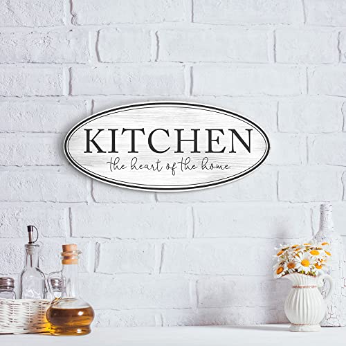 Barnyard Designs Rustic Wooden Kitchen Wall Decor Sign, Country Farmhouse Decoration for Your Home, Kitchen, or Dining Room, 16β x 7β