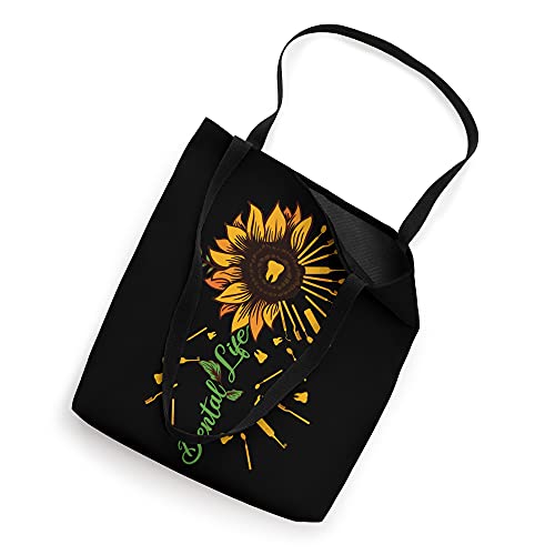 Funny Sunflower Dental Life - Dental Assistant Tote Bag