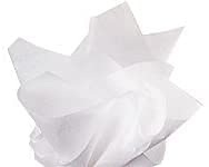 White Tissue Paper for Gift Wrapping, Gift Packaging, Floral, Birthday, Christmas, Halloween, DIY Crafts and More | 15" X 20" 100 Sheets