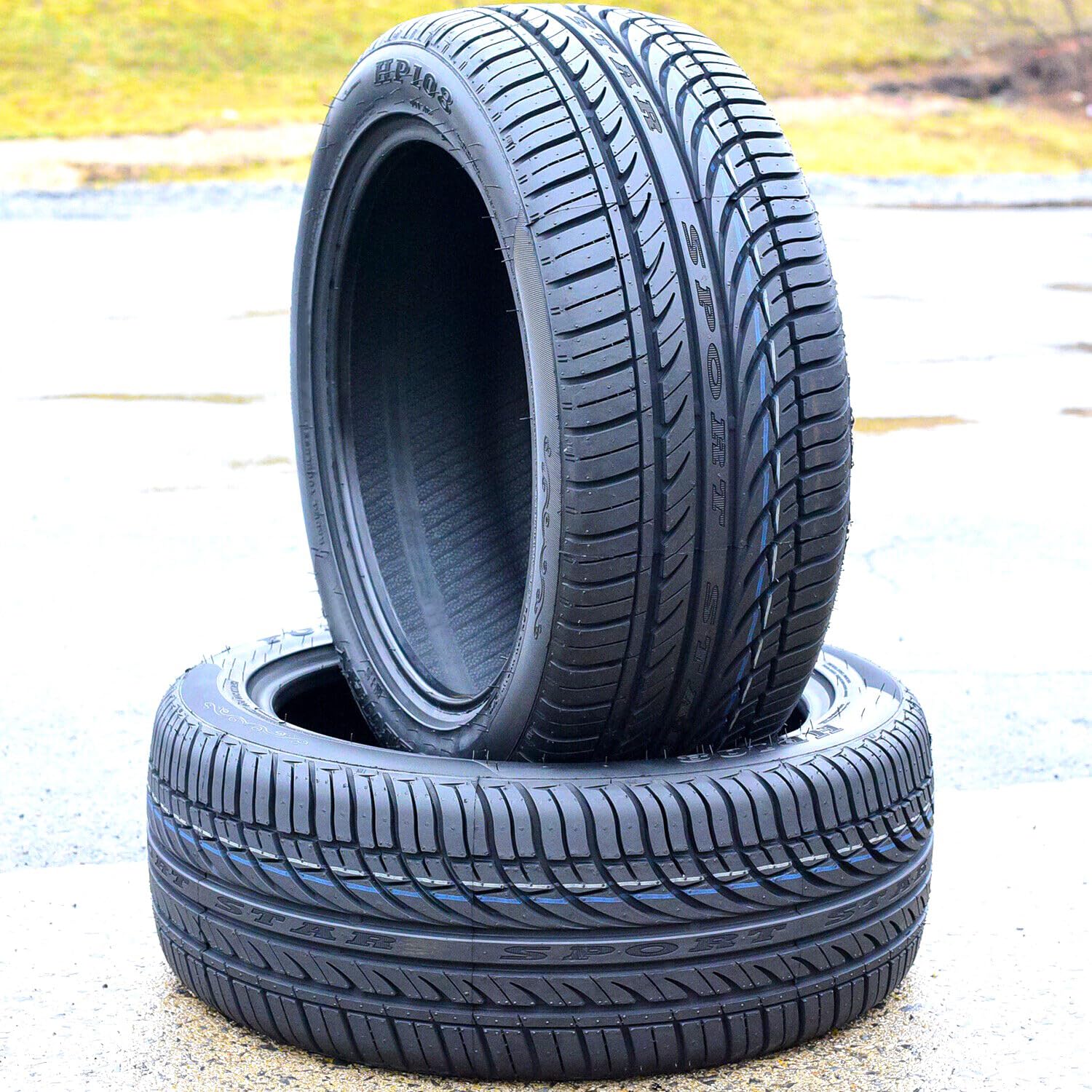 Set of 2 (TWO) Fullway HP108 All-Season Passenger Car Performance Radial Tires-185/60R15 185/60/15 185/60-15 84H Load Range SL 4-Ply BSW Black Side Wall UTQG 380AA