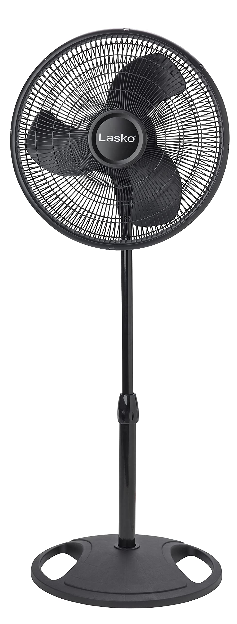 Lasko 2521 16" Oscillating Stand Fan, 16 Inch, Black