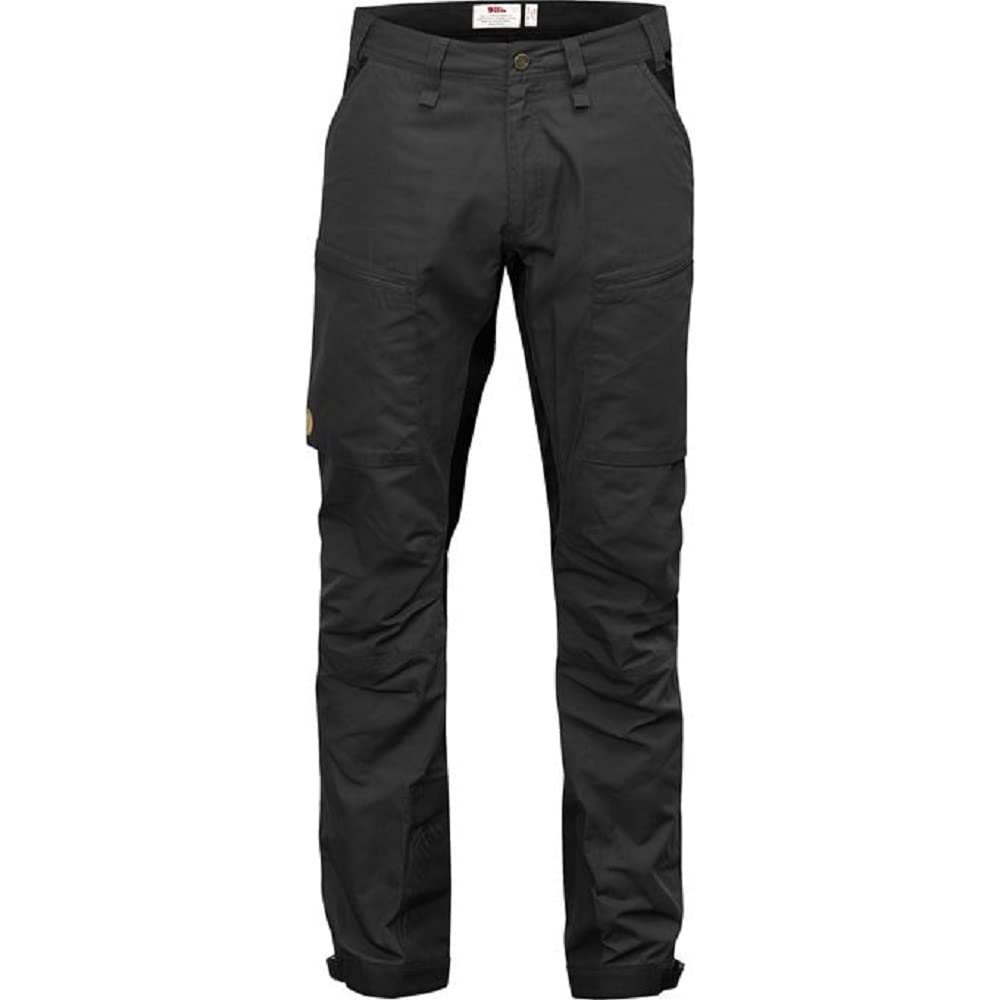 Fjällräven Abisko Lite Trekking Trousers Dark Grey/Black 56 (US Mens 38-39) R