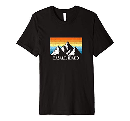 Vintage Basalt, Idaho Mountain Hiking Souvenir Print Premium T-Shirt
