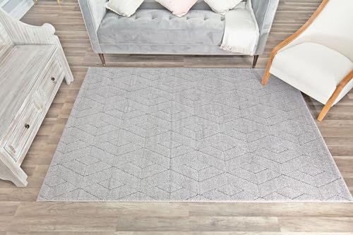 CosmoLiving by Cosmopolitan Area Rug, 5'0"x7'6", Basalt