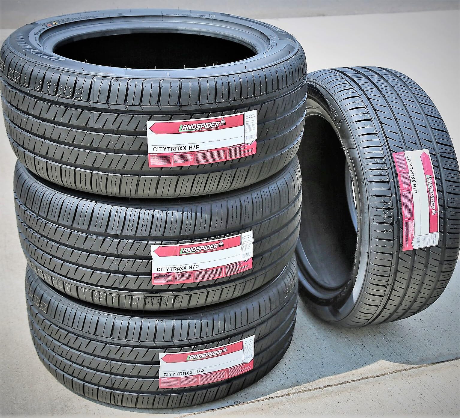 Set of 4 (FOUR) Landspider Citytraxx H/P All-Season Truck/SUV High Performance Radial Tires-235/50R17 235/50ZR17 235/50/17 235/50-17 100W Load Range XL 4-Ply BSW Black Side Wall UTQG 420AA