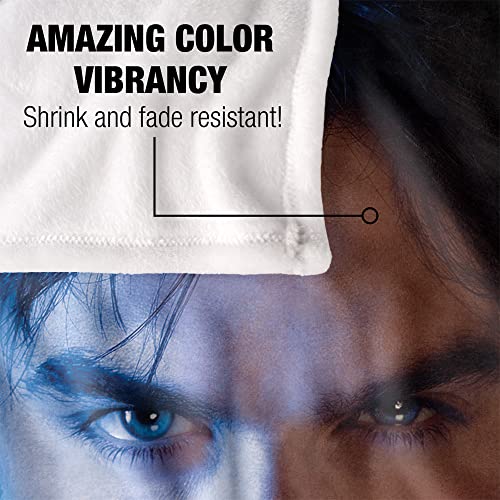 Vampire Diaries Damon Eyes Officially Licensed Silky Touch Super Soft Throw Blanket 50" x 60"