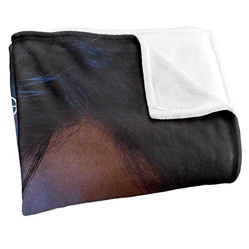 Vampire Diaries Damon Eyes Officially Licensed Silky Touch Super Soft Throw Blanket 50" x 60"