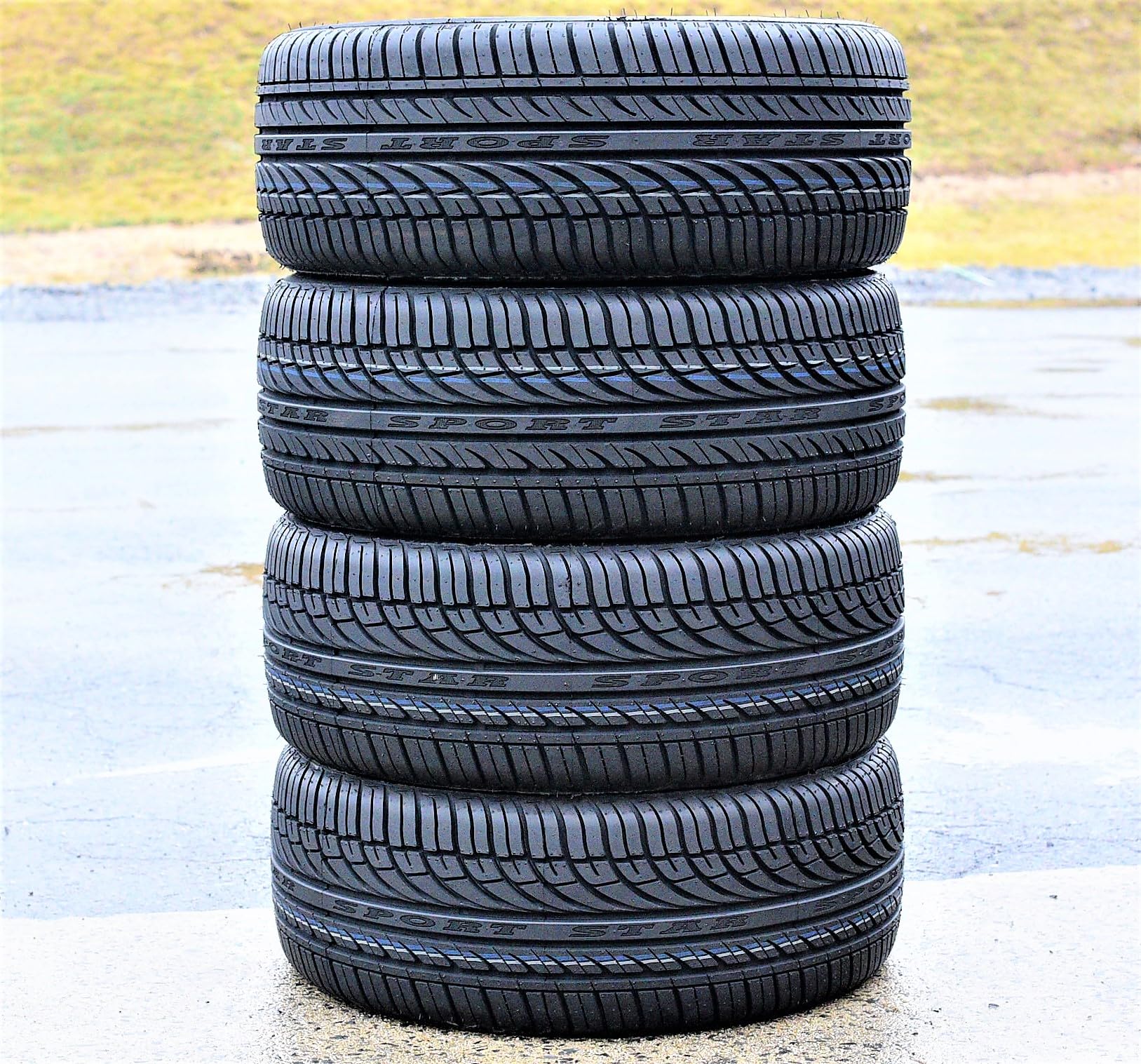 Set of 4 Fullway 215/60R16 All-Season Radial Tires, 99V Load Range XL, 4-Ply BSW, UTQG 380AA