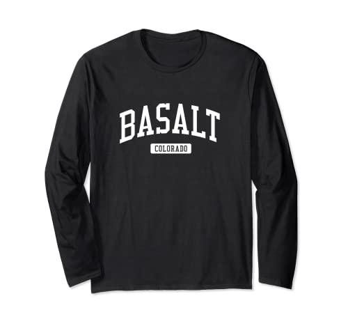 Basalt Colorado CO Vintage Athletic Sports Design Long Sleeve T-Shirt