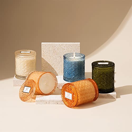 LA JOLIE MUSE Lemon Candle, Scented Candles Gifts for Women, Citrus Mint Candles for Home Scented, Spring Candle, 55 Hours Long Burning