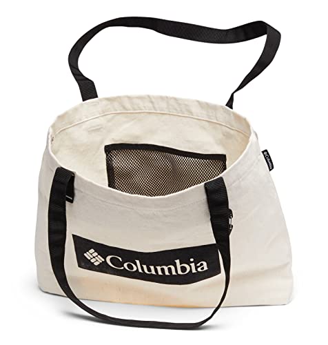 Columbia Unisex Camp Henry Tote, Undyed Canvas/Black Logo, One Size