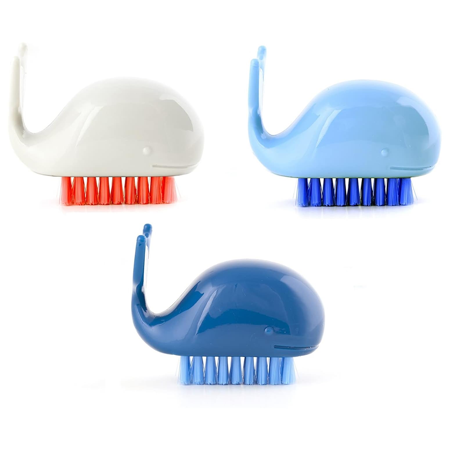 Kikkerland, Nail Brush Whale, 1 Count