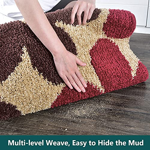 Heeneeso F32 Entryway Rug Welcome Mat Front Door Mats for Inside Entry Indoor Door Mat Machine Washable Non Slip for Doorway/Kitchen/Bathroom/Laundry Room