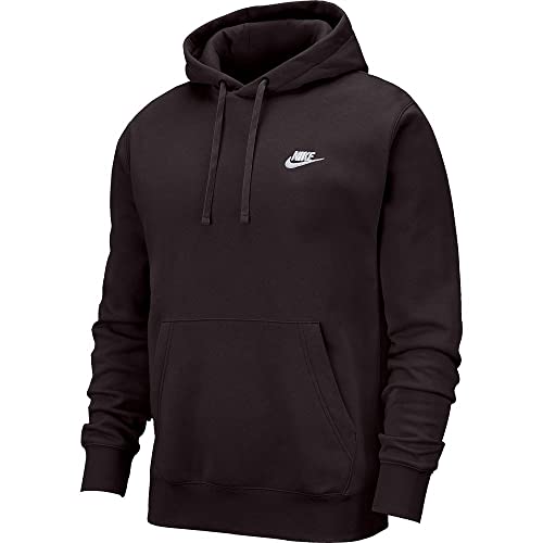 Nike Men's NSW Club Pullover Hoodie Jersey (as1, alpha, x_l, regular, regular, Brown Basalt, X-Large)