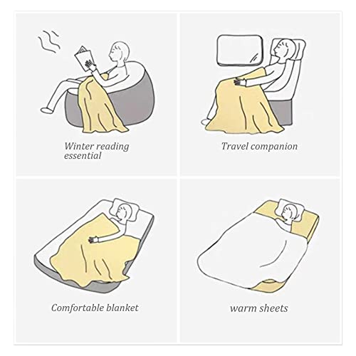 Sunflower Blanket Super Soft Flannel Throw Blanket Lightweight Fluffy Plush Fuzzy Cozy Soft Sofa Bed Blanket for Bedding Sofa and Travel 60"X80"