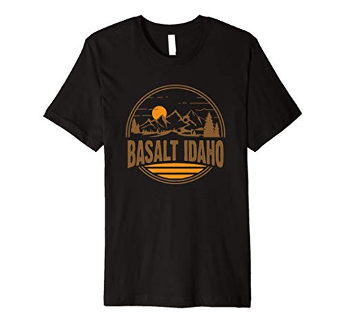 Vintage Basalt, Idaho Mountain Hiking Souvenir Print Premium T-Shirt