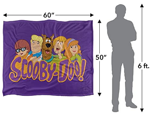 Scooby-Doo Scooby Gang Officially Licensed Silky Touch Super Soft Throw Blanket 50" x 60"