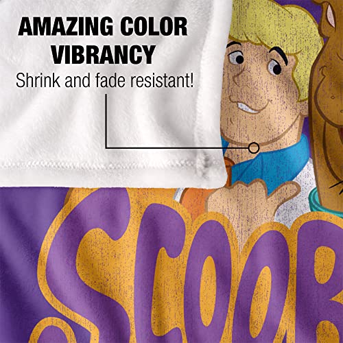 Scooby-Doo Scooby Gang Officially Licensed Silky Touch Super Soft Throw Blanket 50" x 60"
