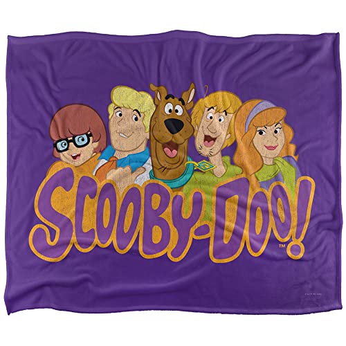 Scooby-Doo Scooby Gang Officially Licensed Silky Touch Super Soft Throw Blanket 50" x 60"