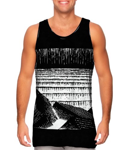 Yizzam- M.C.Escher - Blocks of Basalt .-Tshirt- Mens Tank Top 2013-2X Multicolored